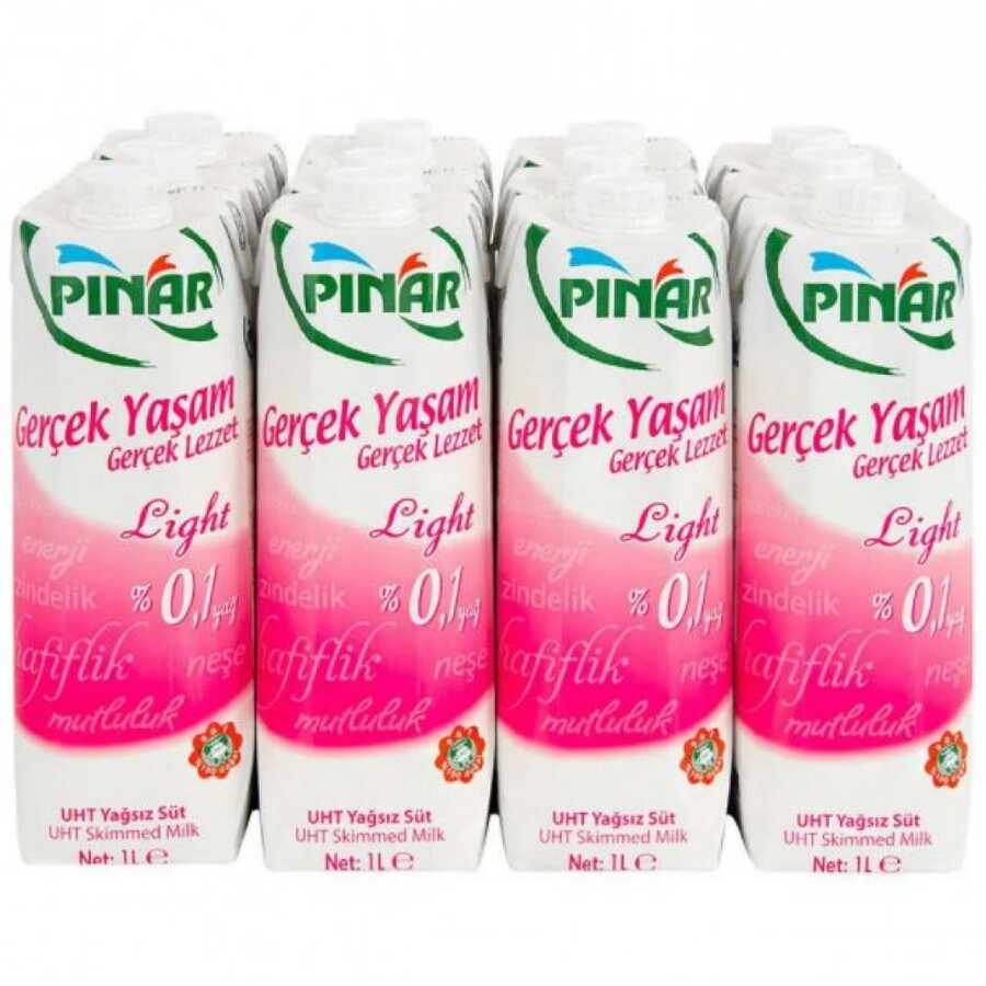 Pınar Süt Light 1000 Ml 12li | ofisegetirelim.com